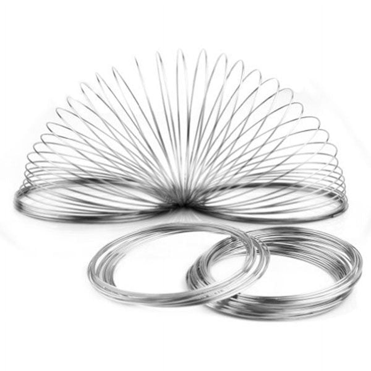 100 Silver Plated Memory Beading Wire for Bracelet - Walmart.com
