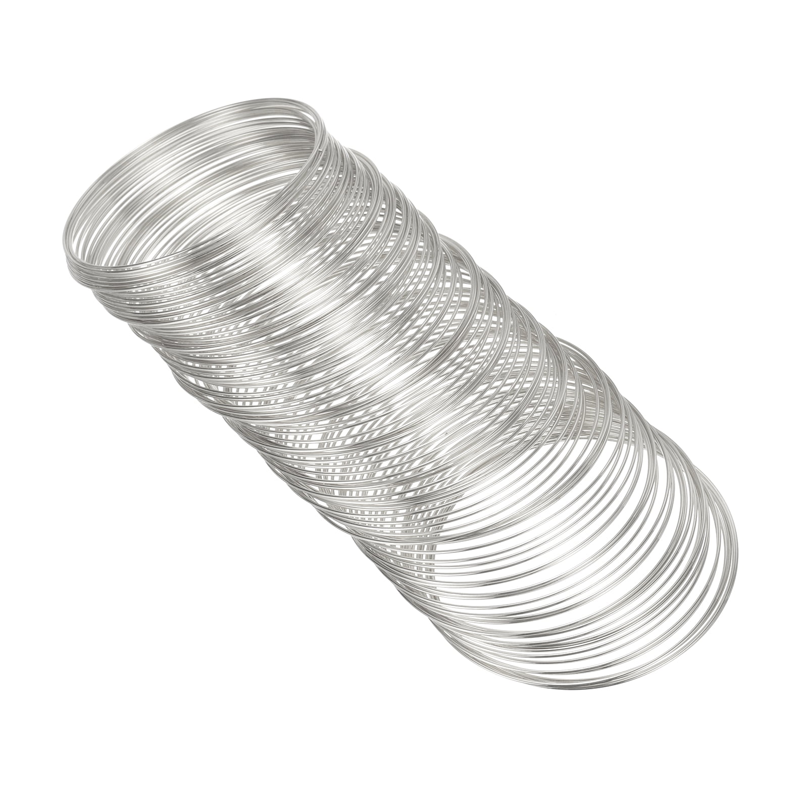 100 Loops Memory Wire, 1pcs 0.8mm 20 Gauge Jewelry Wire Craft Wire ...