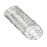 100 Loops Memory Wire, 1pcs 0.8mm 20 Gauge Jewelry Wire Craft Wire ...