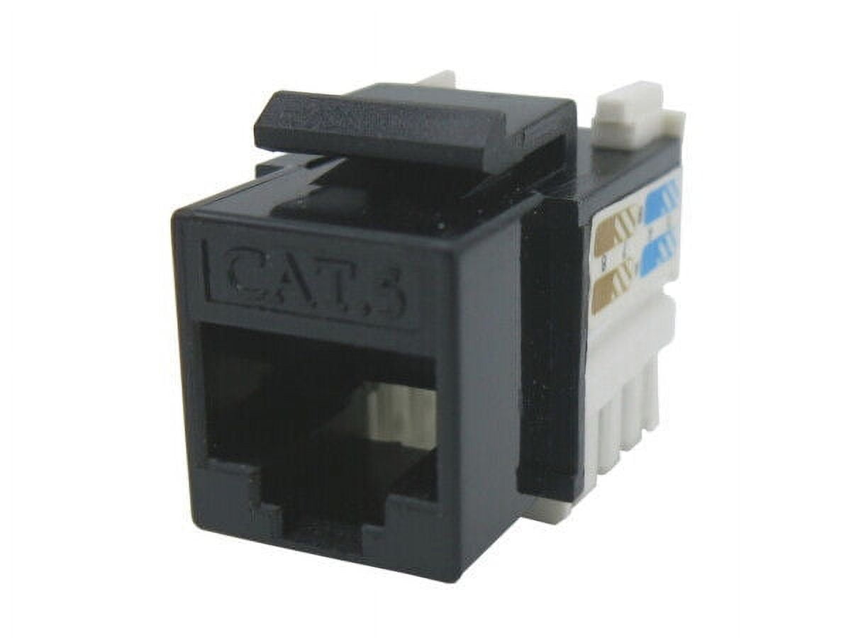 100 Lot CNAweb Cat5e RJ45 Modular Keystone Network Jack, 110 Style ...