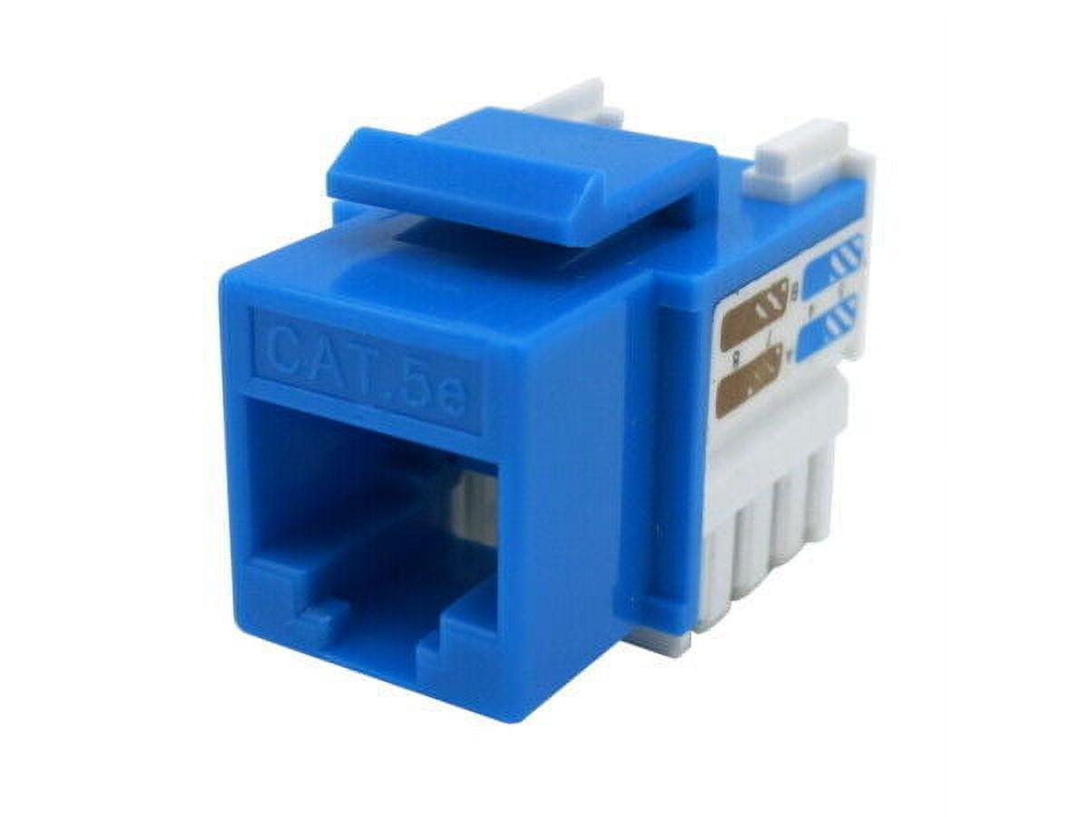 100 Lot CNAweb Cat5e RJ45 Modular Keystone Network Jack, 110 Style ...
