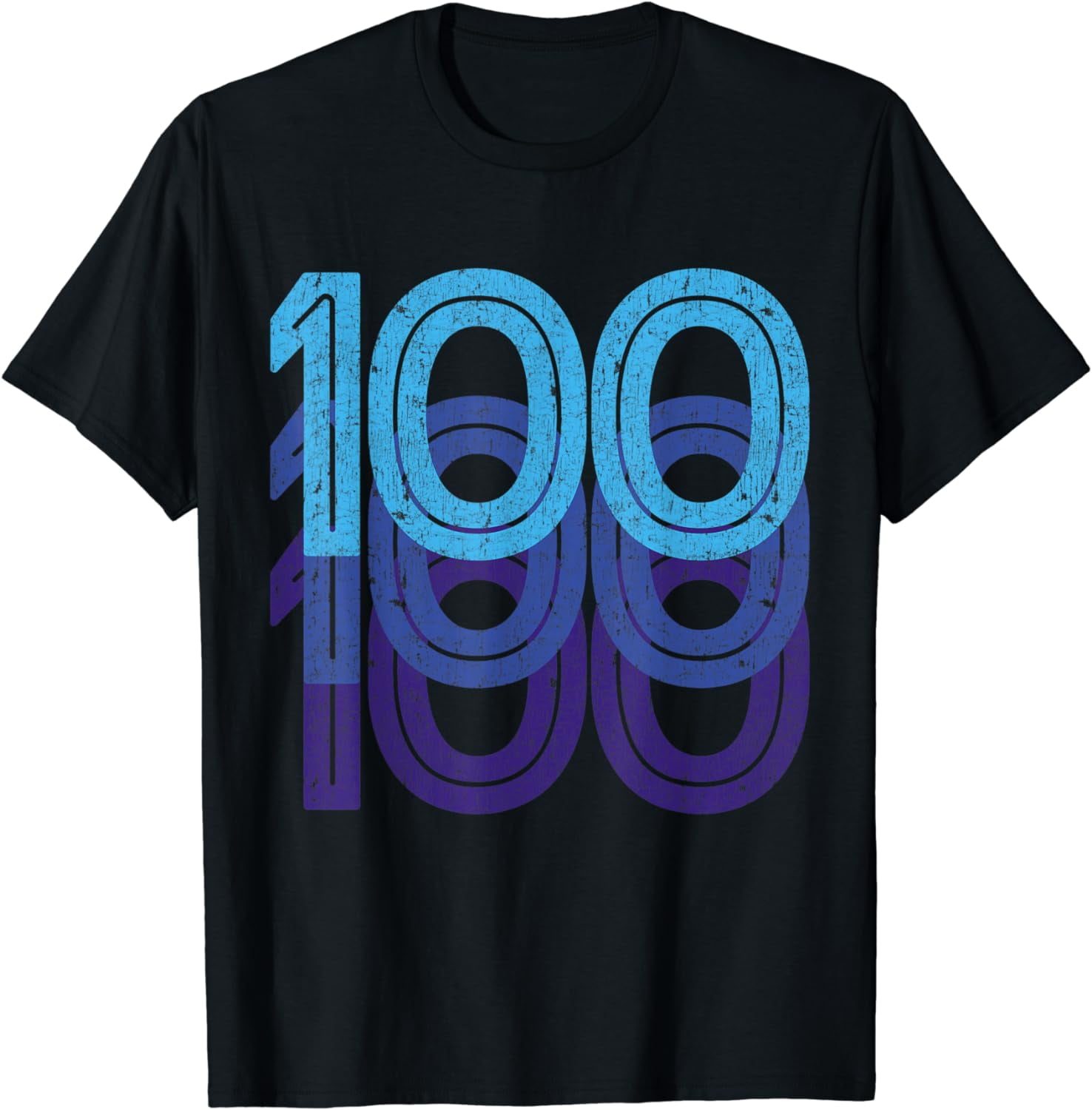 100 Lucky Number 100th Year Birthday Age Sports Team T-Shirt - Walmart.com