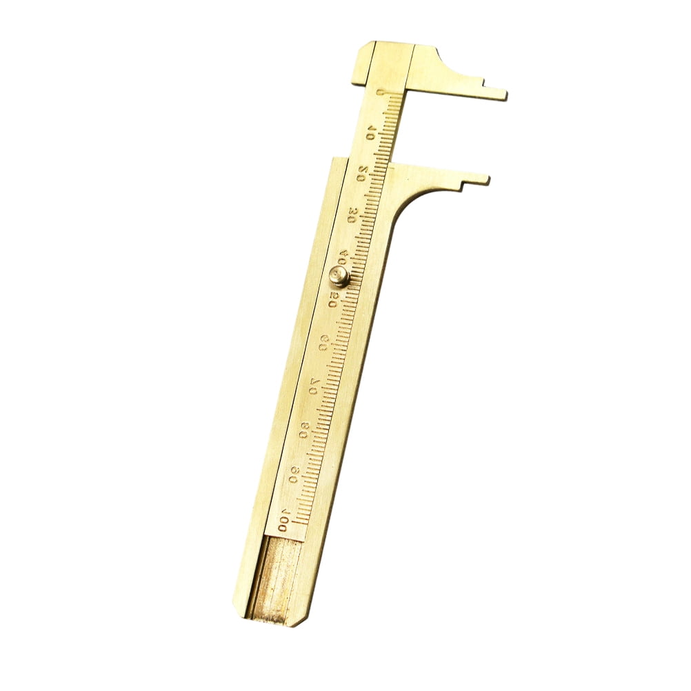 100 M Micrometer Bookmarks Brass Caliper Gauge Caliper Tool Metal Mini ...