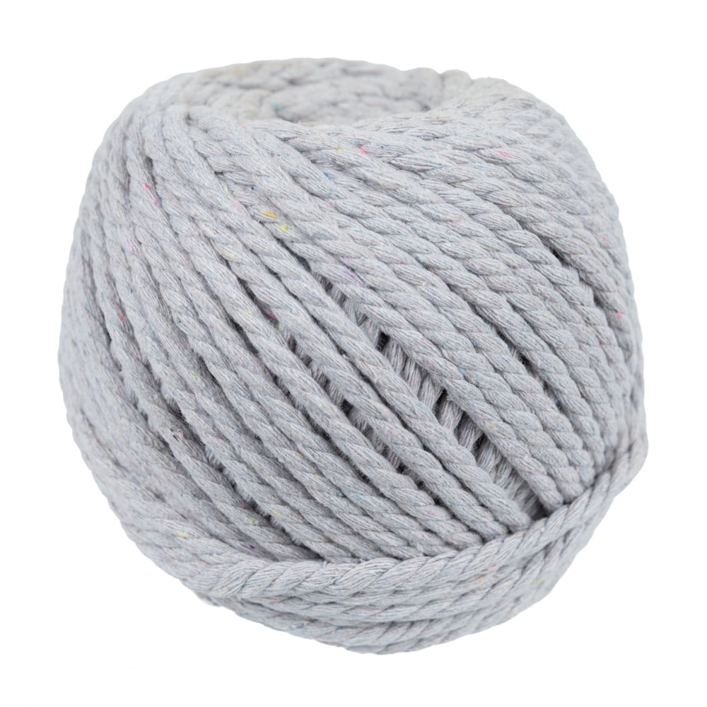 100% Macrame Natural Twisted Cotton Yarn Cord Rope – Various Sizes ...