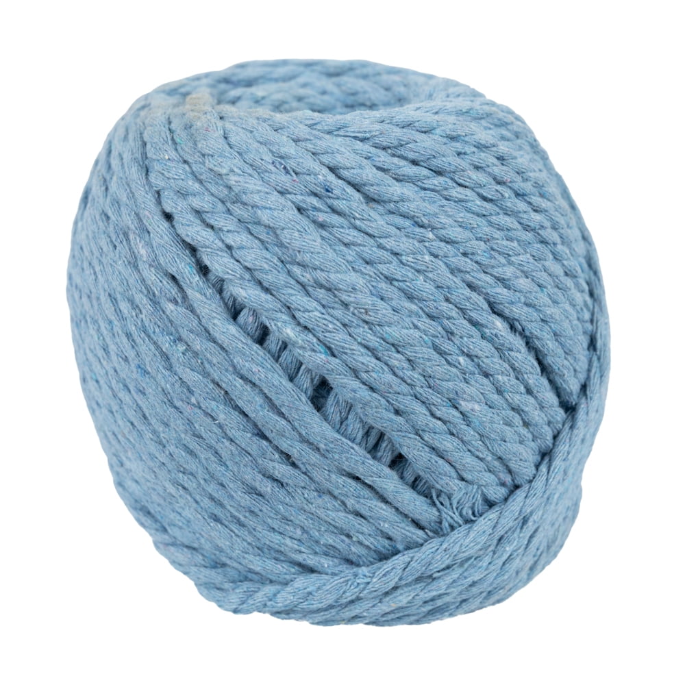 100% Macrame Natural Twisted Cotton Yarn Cord Rope – Various Sizes ...