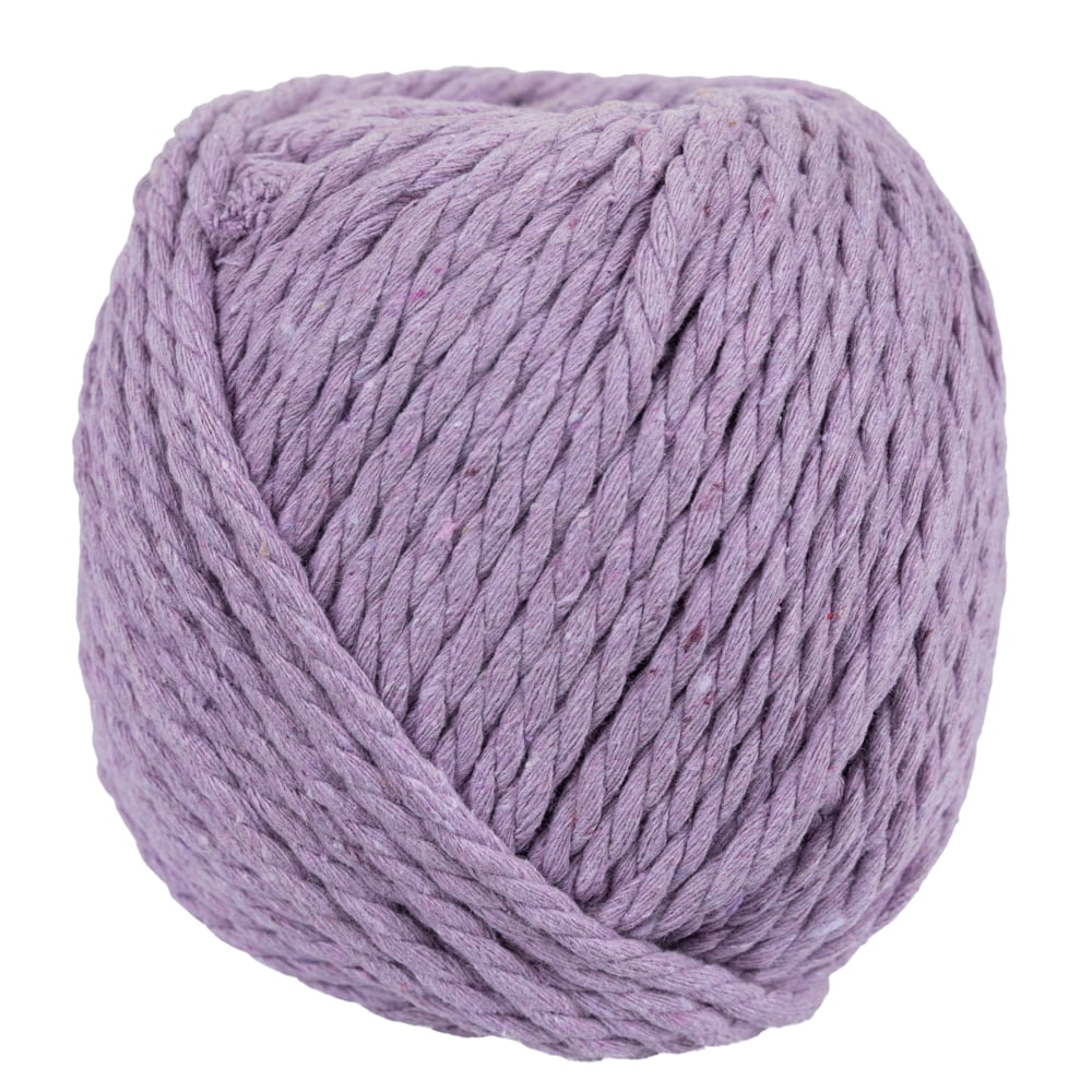 100% Macrame Natural Twisted Cotton Yarn Cord Rope – Various Sizes ...