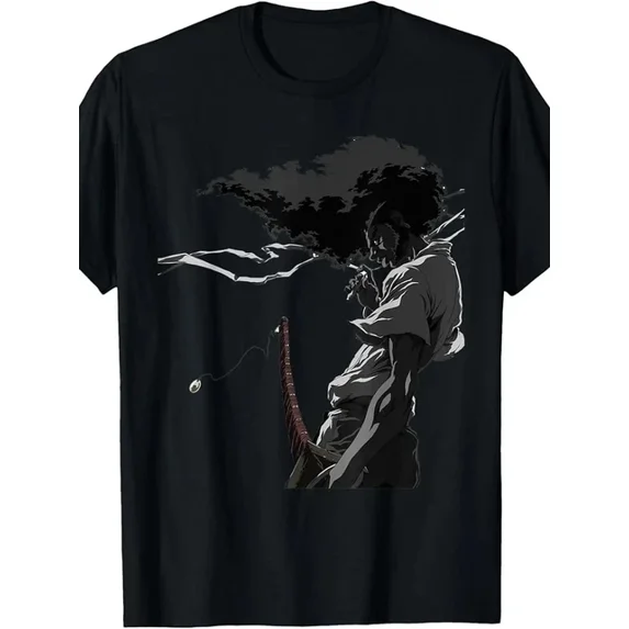 100% Made In Usa, 180G The Coolest Afro Samurai T-Shirt - Walmart.com