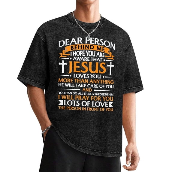 100 Made US Dear Person Behind Me Christian Jesus Believer (Frontprint ...