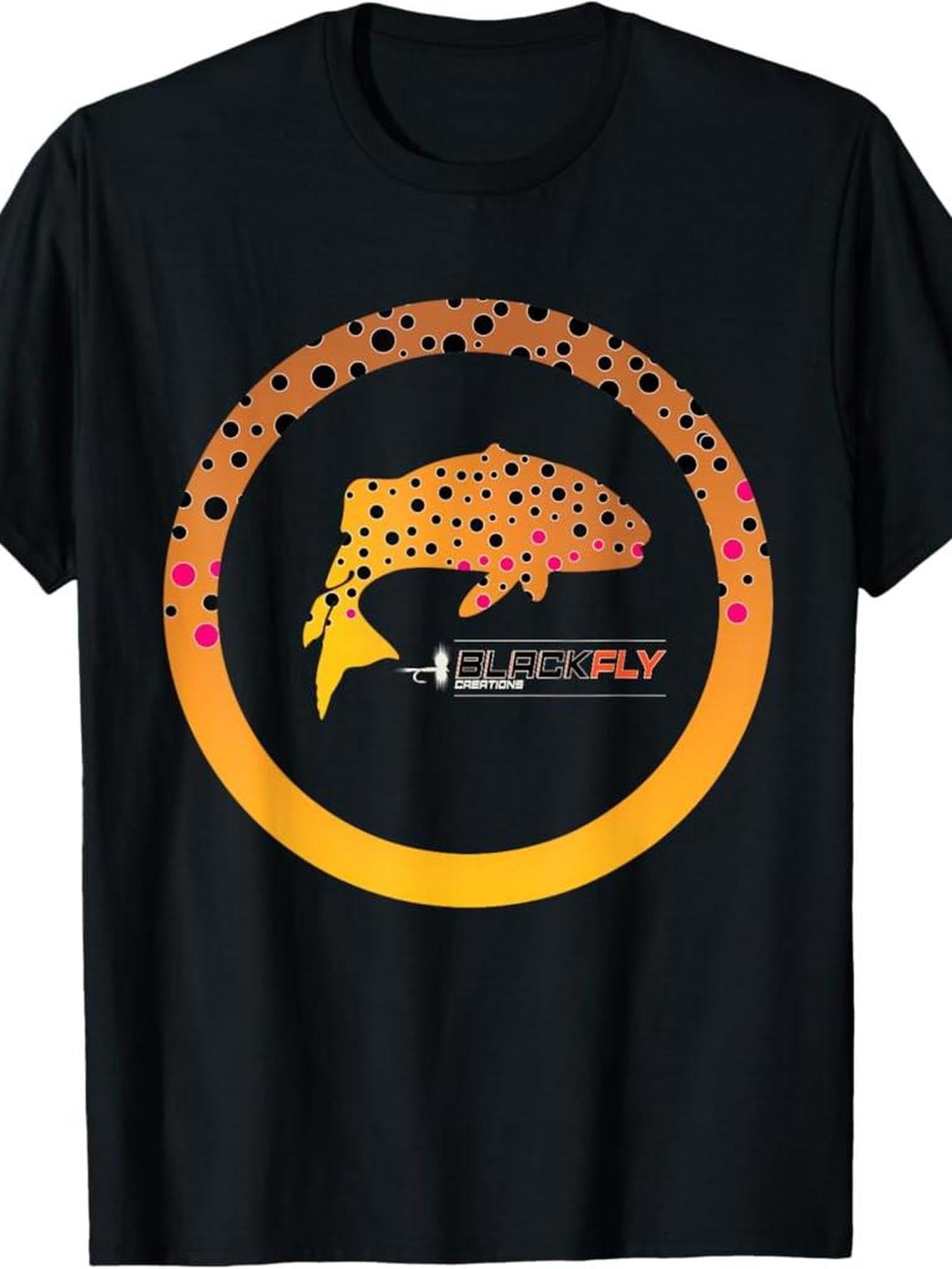 100% Made US Trout Skin T-shirt Fly Fishing Gear & Gifts by Black Fly T ...
