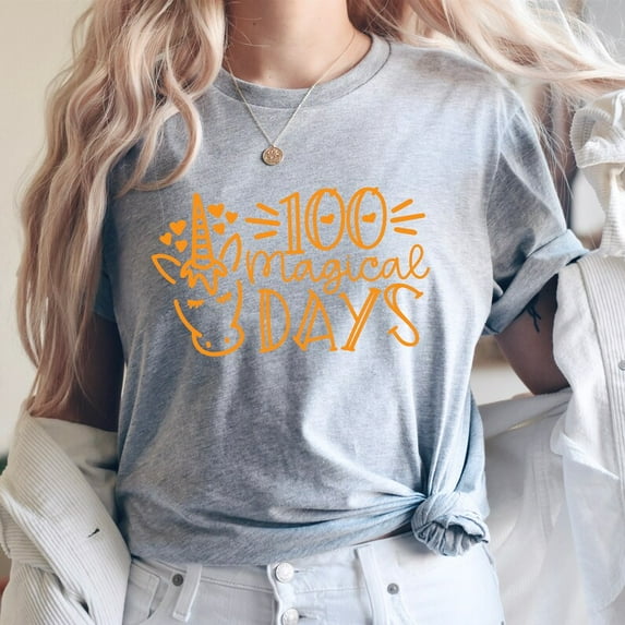 100 Magical Days Shirts, 100Th Magical Days Shirts, Unicorn Shirts ...