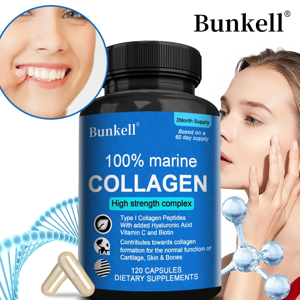 100% Marine Collagen Complex - Type I Collagen Peptides With Added ...