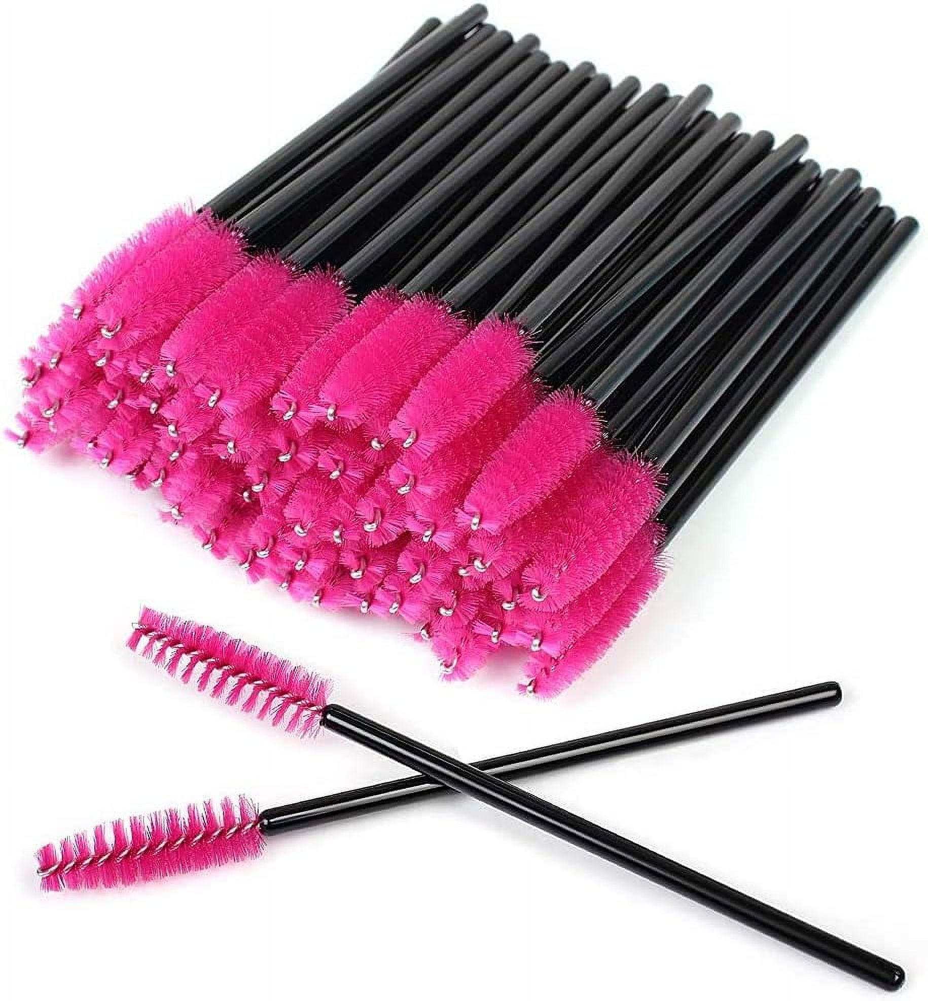 100 Mascara Wands Bulk Disposable Eyelash Eye Brow Brushes Applicator ...