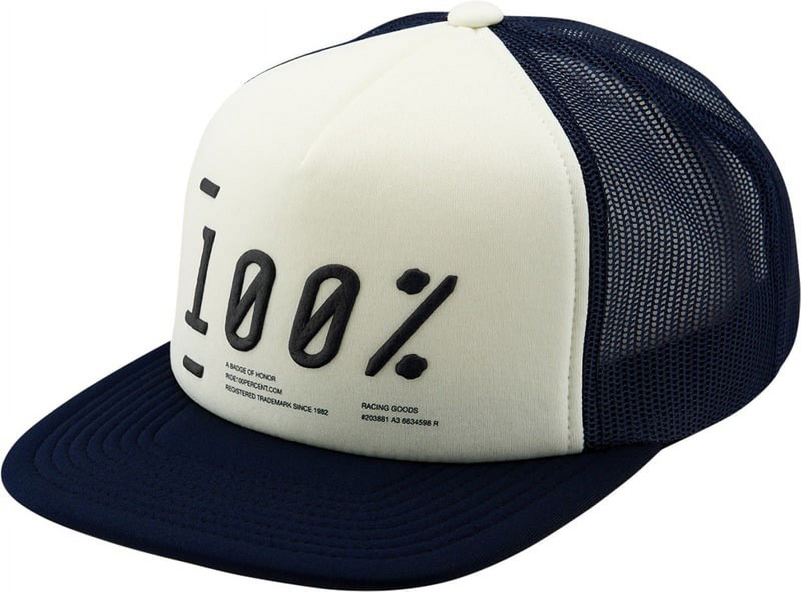 100% Men's Transfer Trucker Adjustable Hats,One Size,Navy - Walmart.com