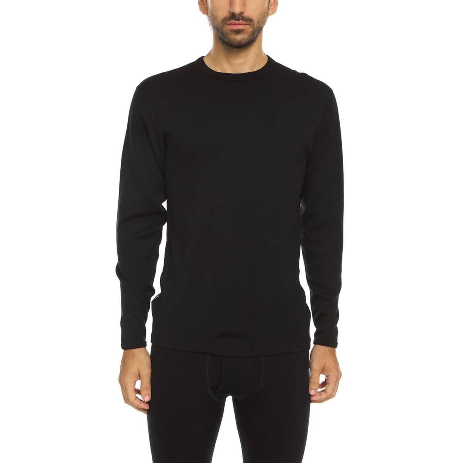100% Merino Wool Expedition Weight Mens Crew Shirt - Heavy Weight Base ...