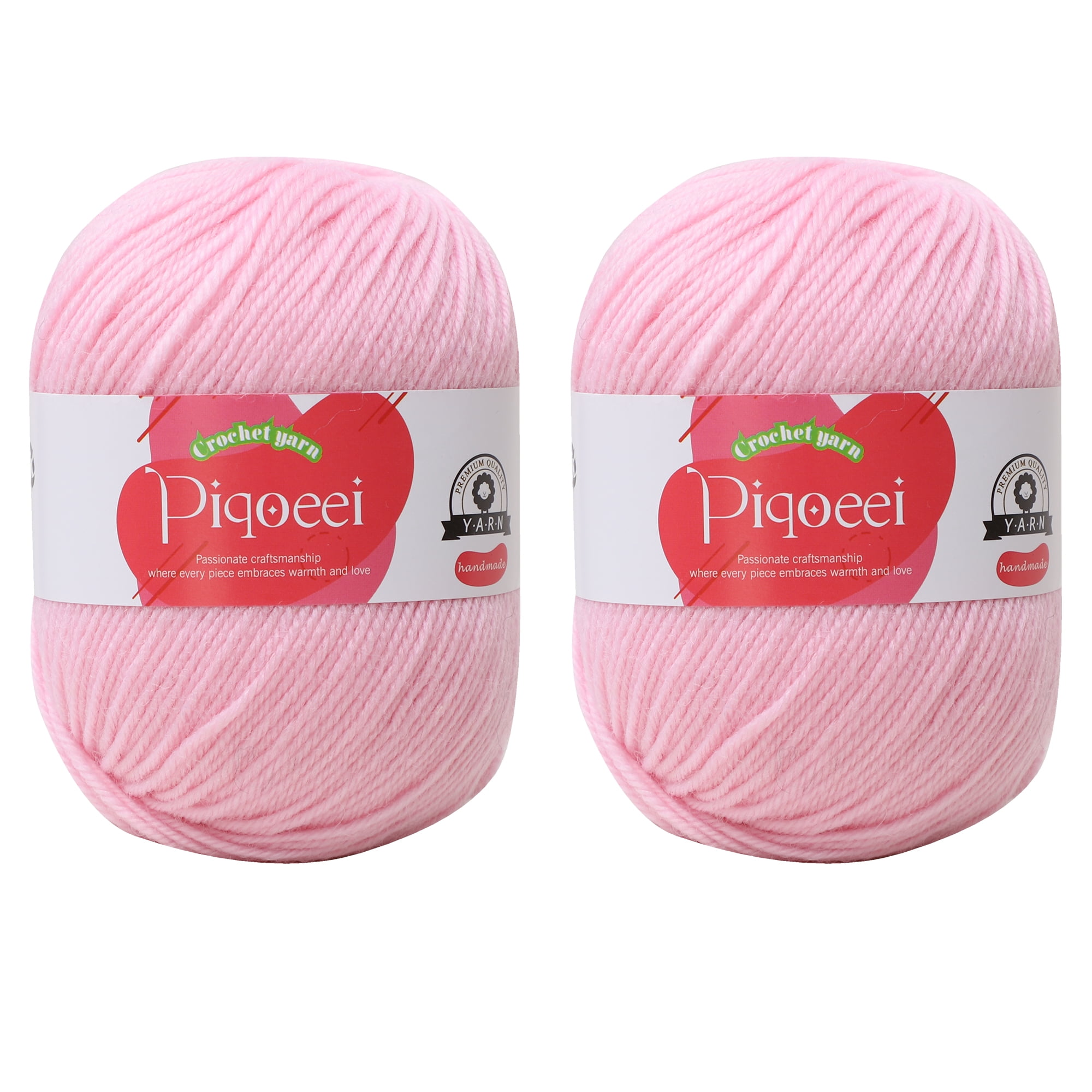 100% Merino Wool Yarn - 2 Pack Worsted Weight #4 Medium Yarn for ...
