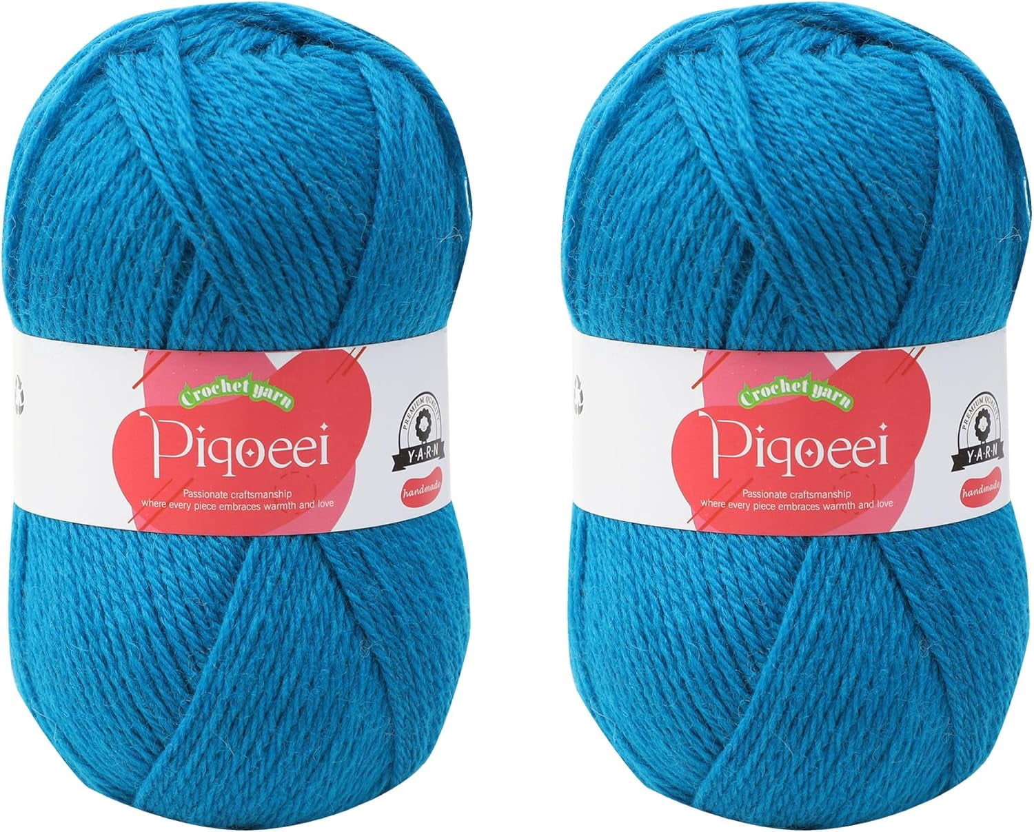 100% Merino Wool Yarn for Knitting and Crocheting - Worsted Weight #4 ...