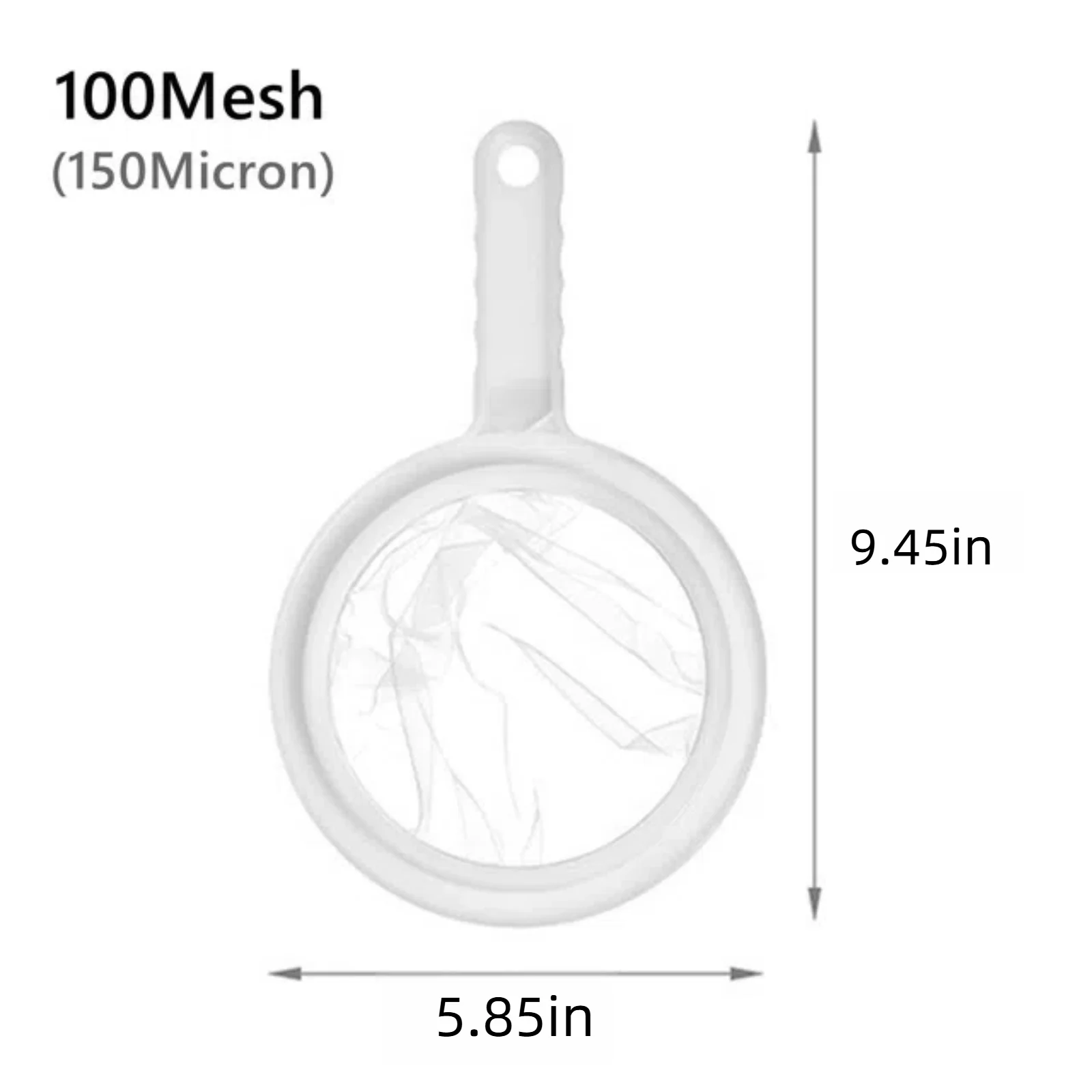 100 Mesh Food Grade Strainer with Hanging Hole, Nylon Filter for ...