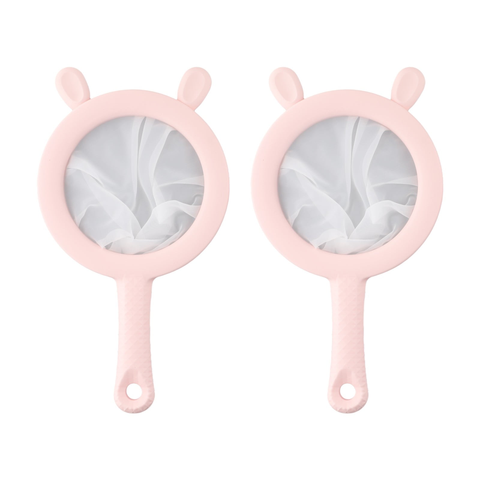 100 Mesh Ultra-Fine Nylon Kitchen Strainer Set 2 Pack Plastic Sieve ...