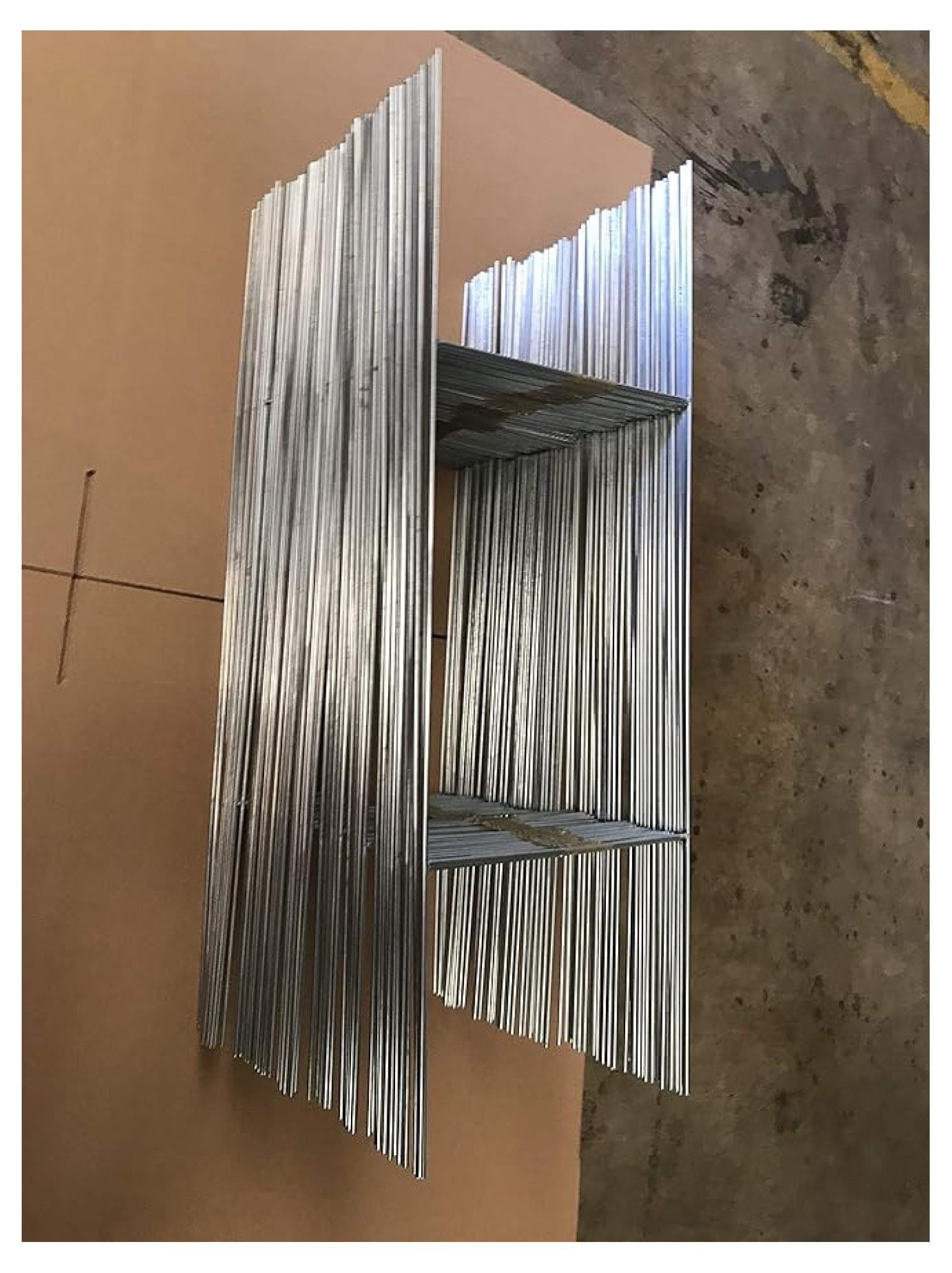 100 Metal Wire Stakes 30'', Pack of 100 Stake Double H-Frame 10x30 inch ...