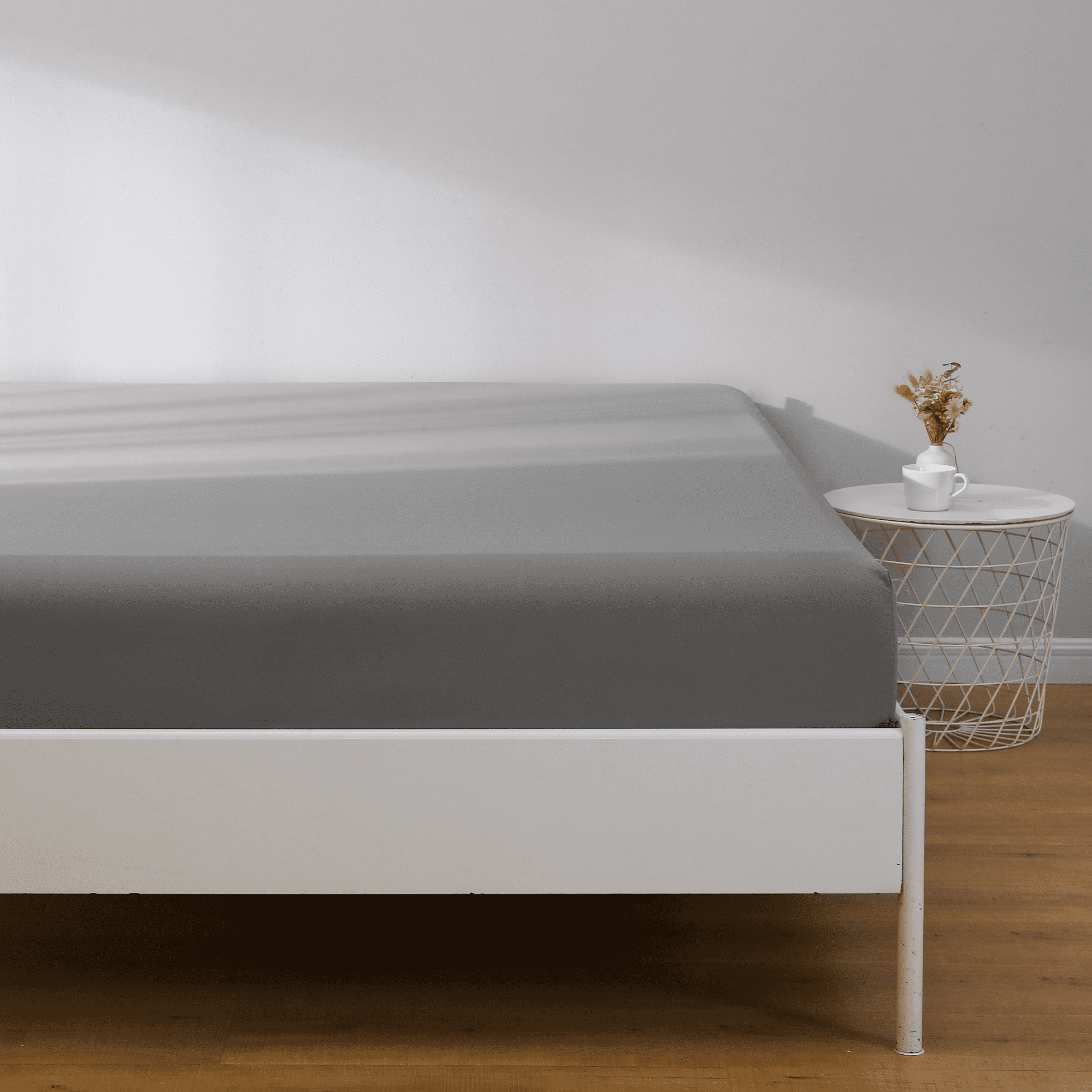 100% Microfiber Twin Fitted Sheet, Lightweight, Snug-Fit, Crisp, Twin ...