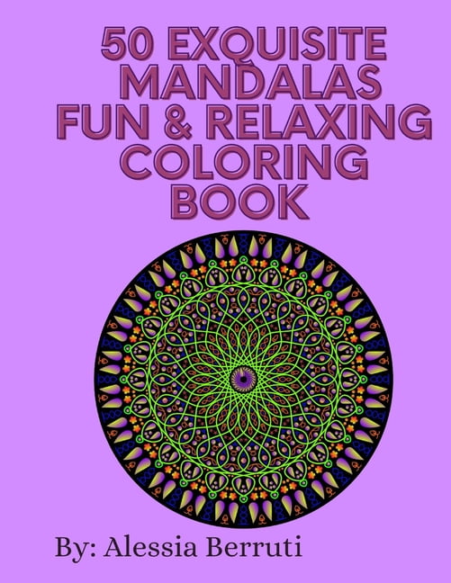 100 Mixed Mandala Coloring Book : Adults & Teens for Stress ...