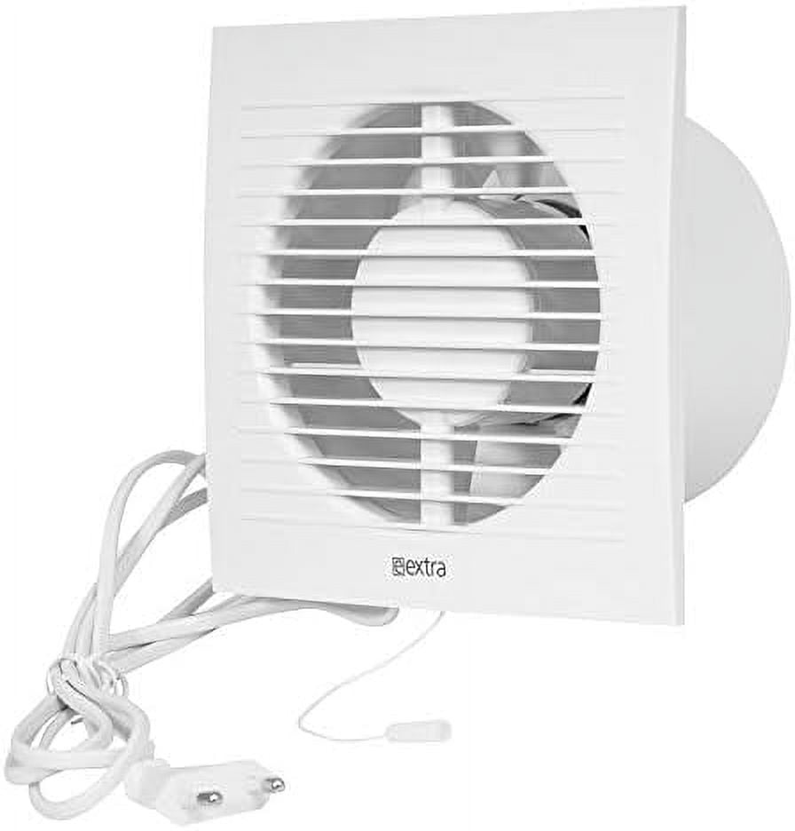 Ø100 Mm Extractor Fan With Cable - Silent Wall Mounted Air Extractor ...