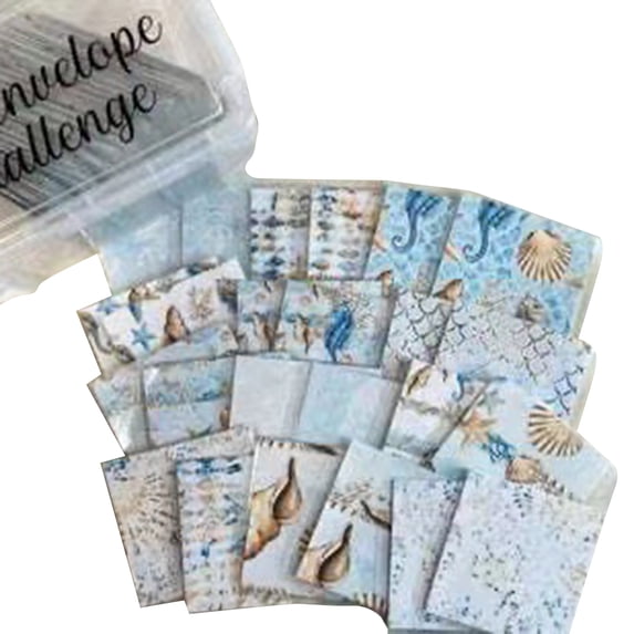 100 Money Saving Envelope Challenge Kits with 100 Number Stickers and ...