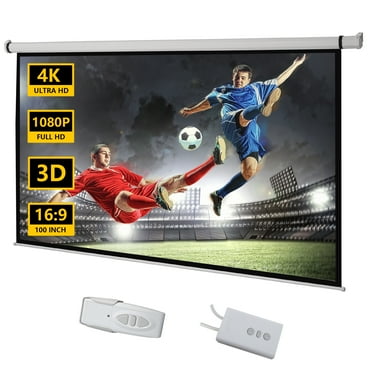 OZIS 16Ft Airtight PVC Movie Projector Screen No Blower Noise Indoor ...