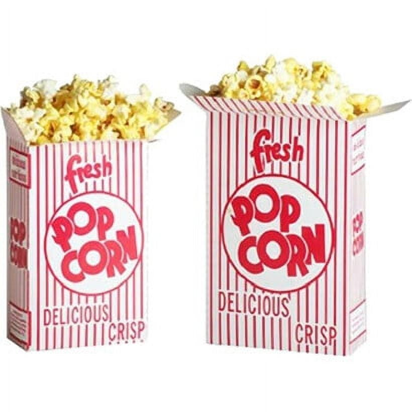 100 Movie Theater Popcorn Boxes .75 Ounce (Oz) Box - Walmart.com