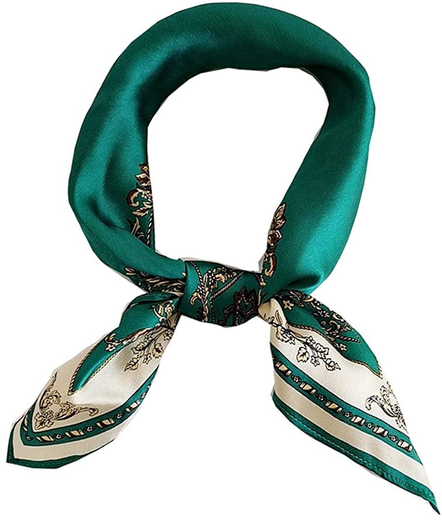 100% Mulberry Silk Scarfs for Women - Lightweight Square Satin Head ...