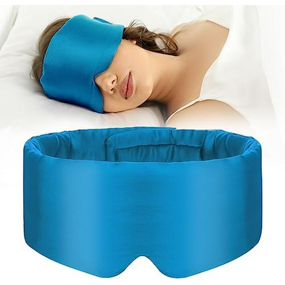 100% Mulberry Silk Sleep Mask Eye Mask for Women Man with Adjustable ...