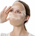 100% Mulberry Silk Sun Protection Face Mask with Forehead Coverage, UPF ...