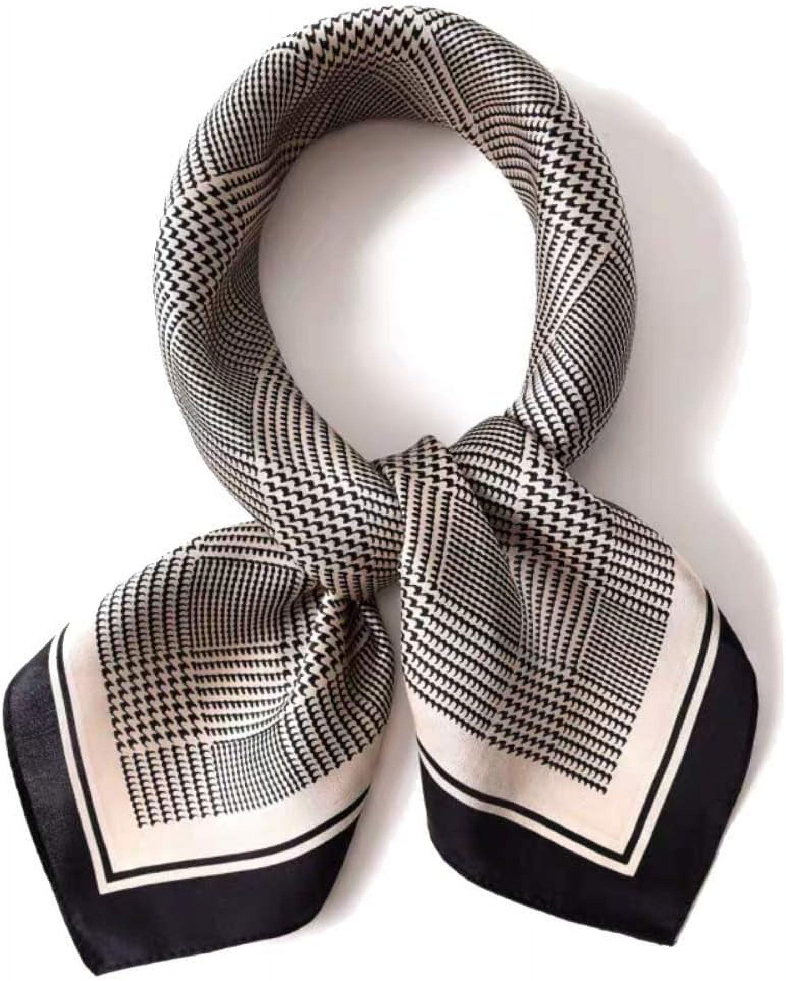 100% Mulberry Silk Women's 21"x21" Long Scarf Headscarf and Neck Scarf ...