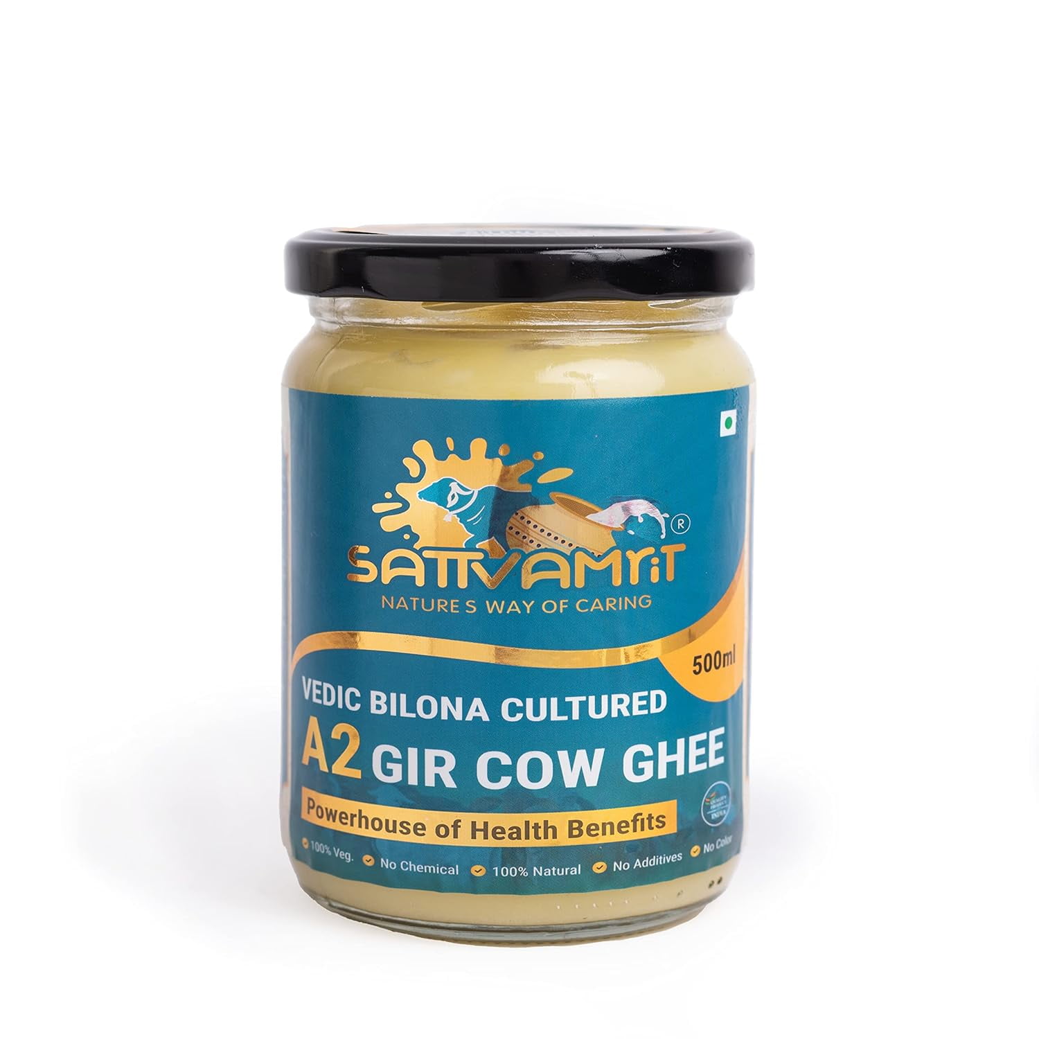 100% Natural A2 Gir Cow Desi Ghee By Sattvamrit | Vedic Bilona Cultured ...