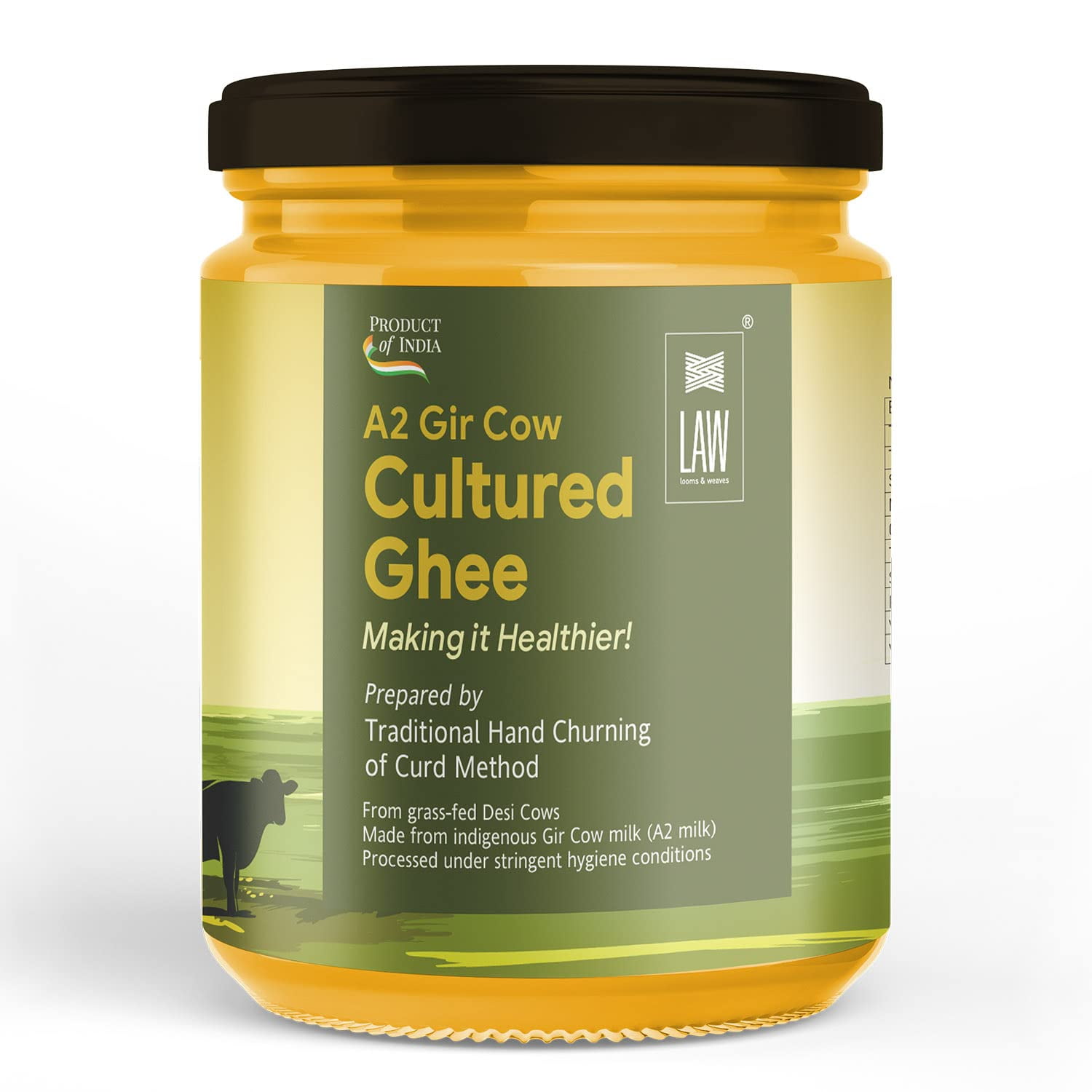 100% Natural A2 Gir Desi Cow Cultured Ghee By Looms & Weaves | Healthy ...