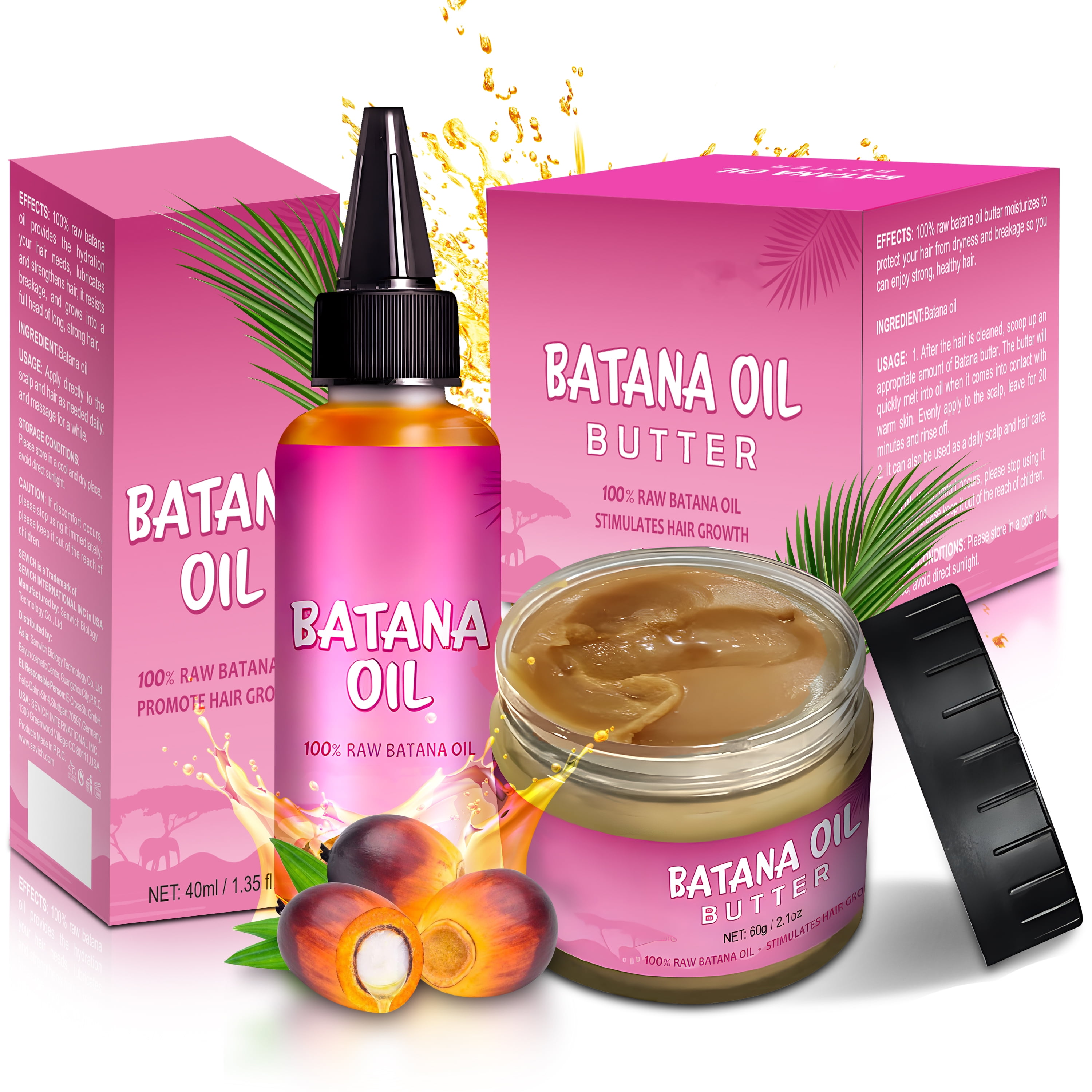 100% Natural Batana Oil & Butter for Hair Growth and Wellness | Dr ...