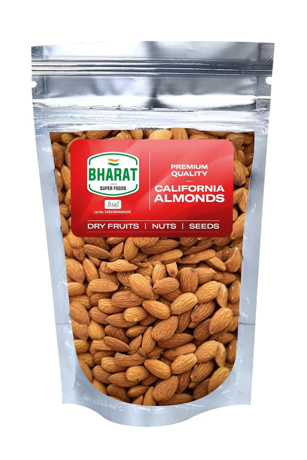 100% Natural California Almonds By Bharat Super Foods 100gm, | Rich In ...