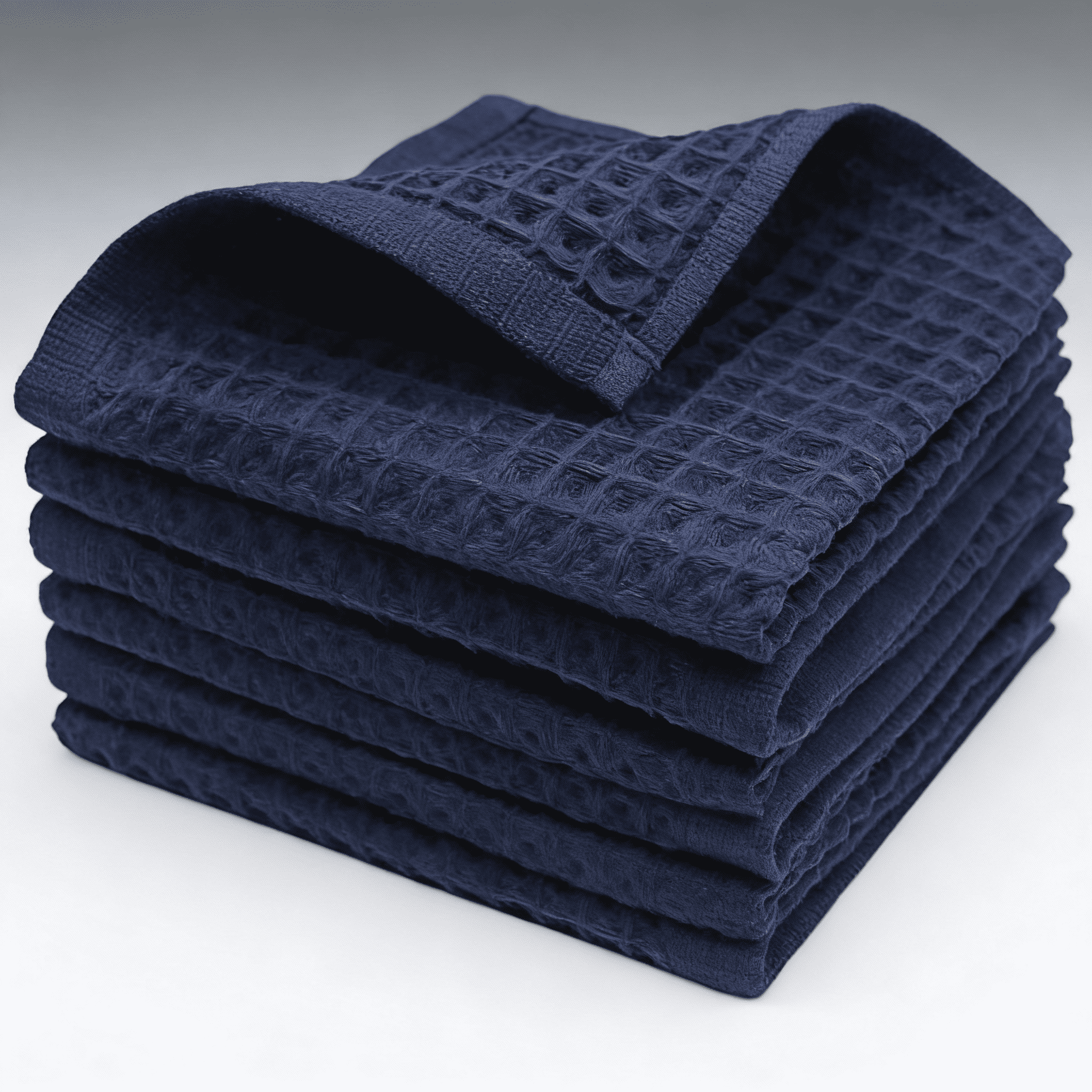 100% Natural Cotton Classic Waffle Weave Dish Cloths, Soft Ultra ...