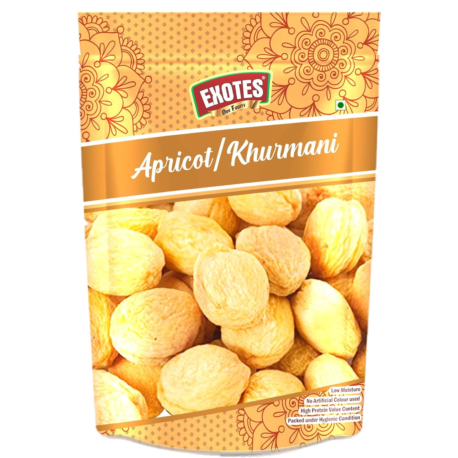 100% Natural Dried Apricot/Khumani By Exotes 250gm, | High In Dietary ...