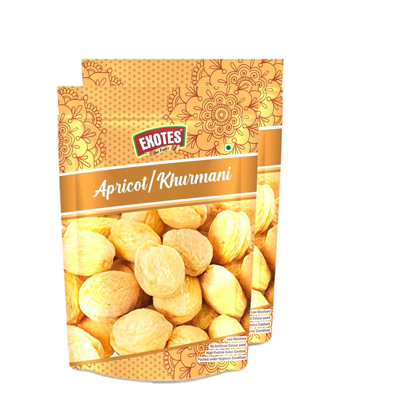 100% Natural Dried Apricot/Khumani By Exotes 500gm, (250gm * Pack Of 2 ...