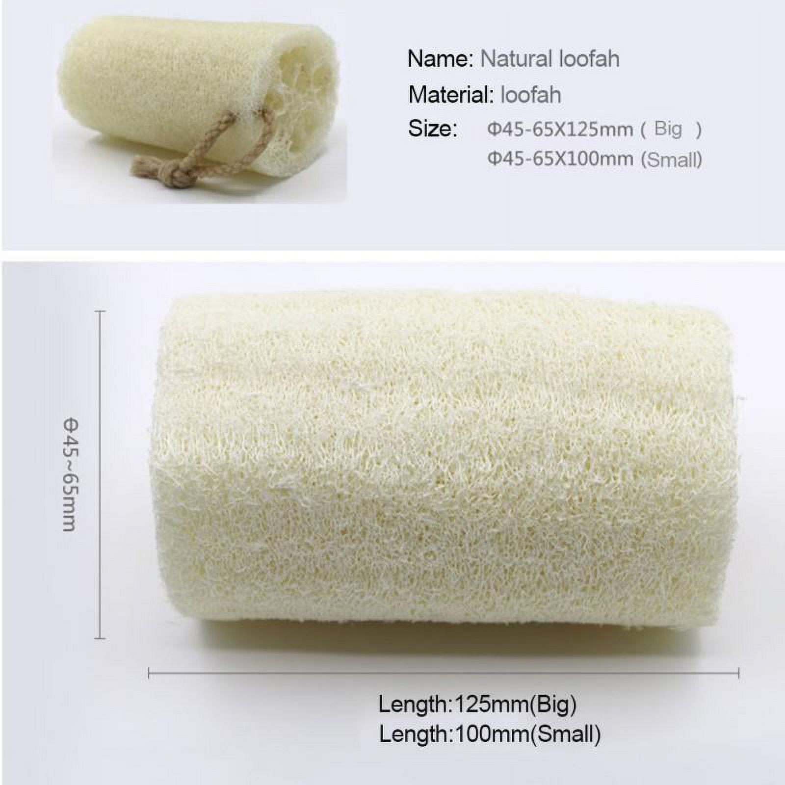 100% Natural Egyptian Organic Loofah Bath Sponge Body Scrubber ...