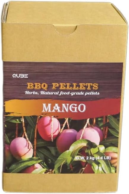100% Natural Fruitwood BBQ Pellets, Mango Wood, Smoking Pellets ...