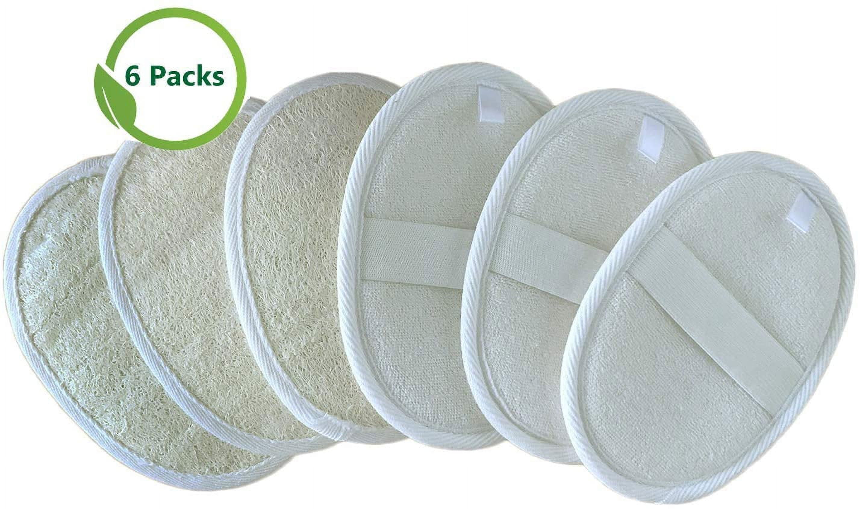 100% Natural Loofah Sponge, Exfoliating Bath Shower Scrub,Exfoliating ...