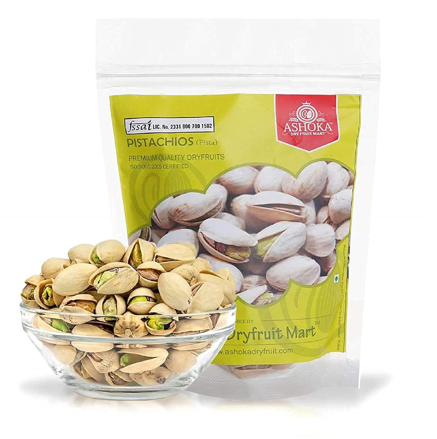 100% Natural Pistachio In Shell By Ashoka Dry Fruit Mart 250gm, | Rich In Protein Fiber Healthy ...