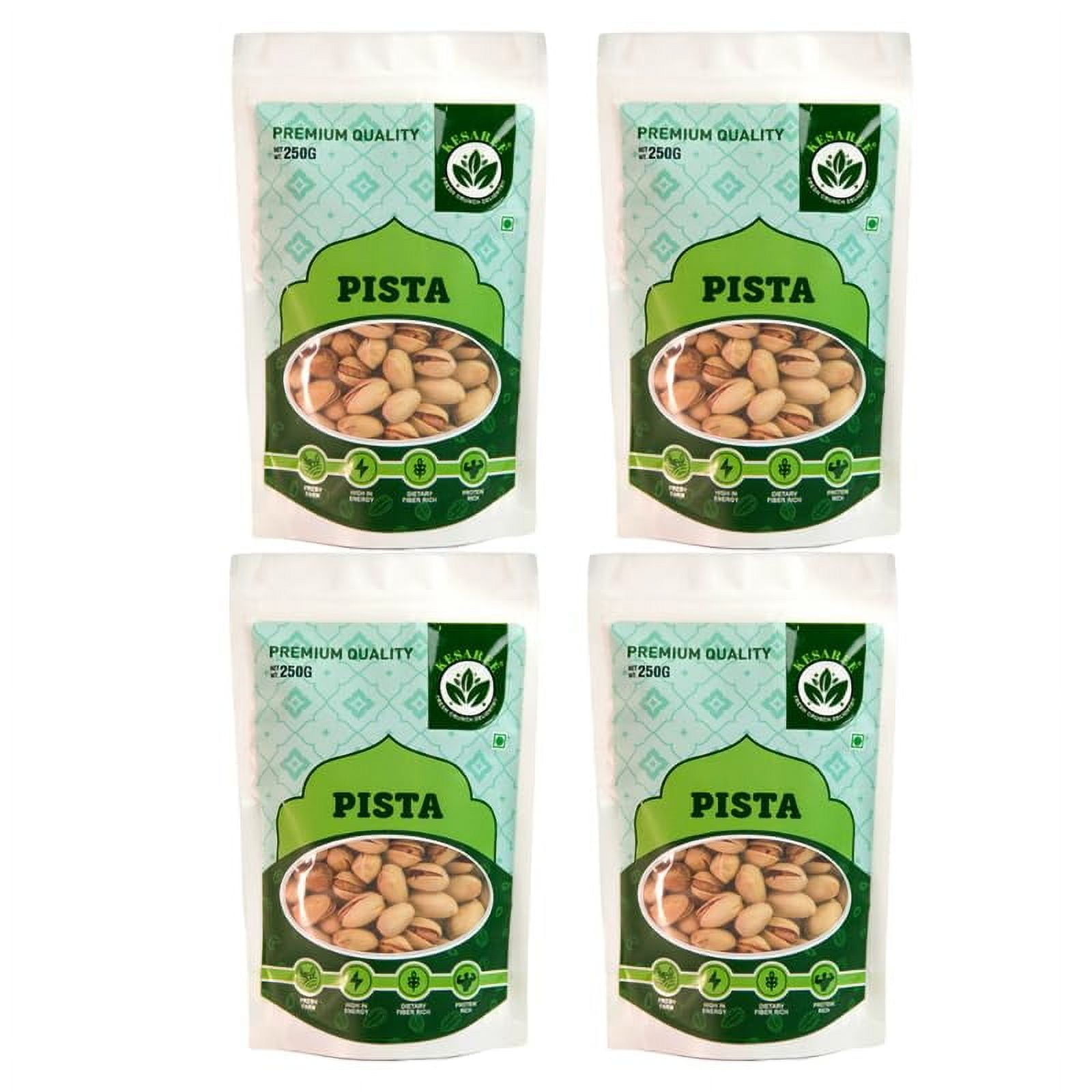 100% Natural Pistachios By Kesaree 1kg, (250gm * Pack Of 4) | High In Protein Fiber Healthy ...