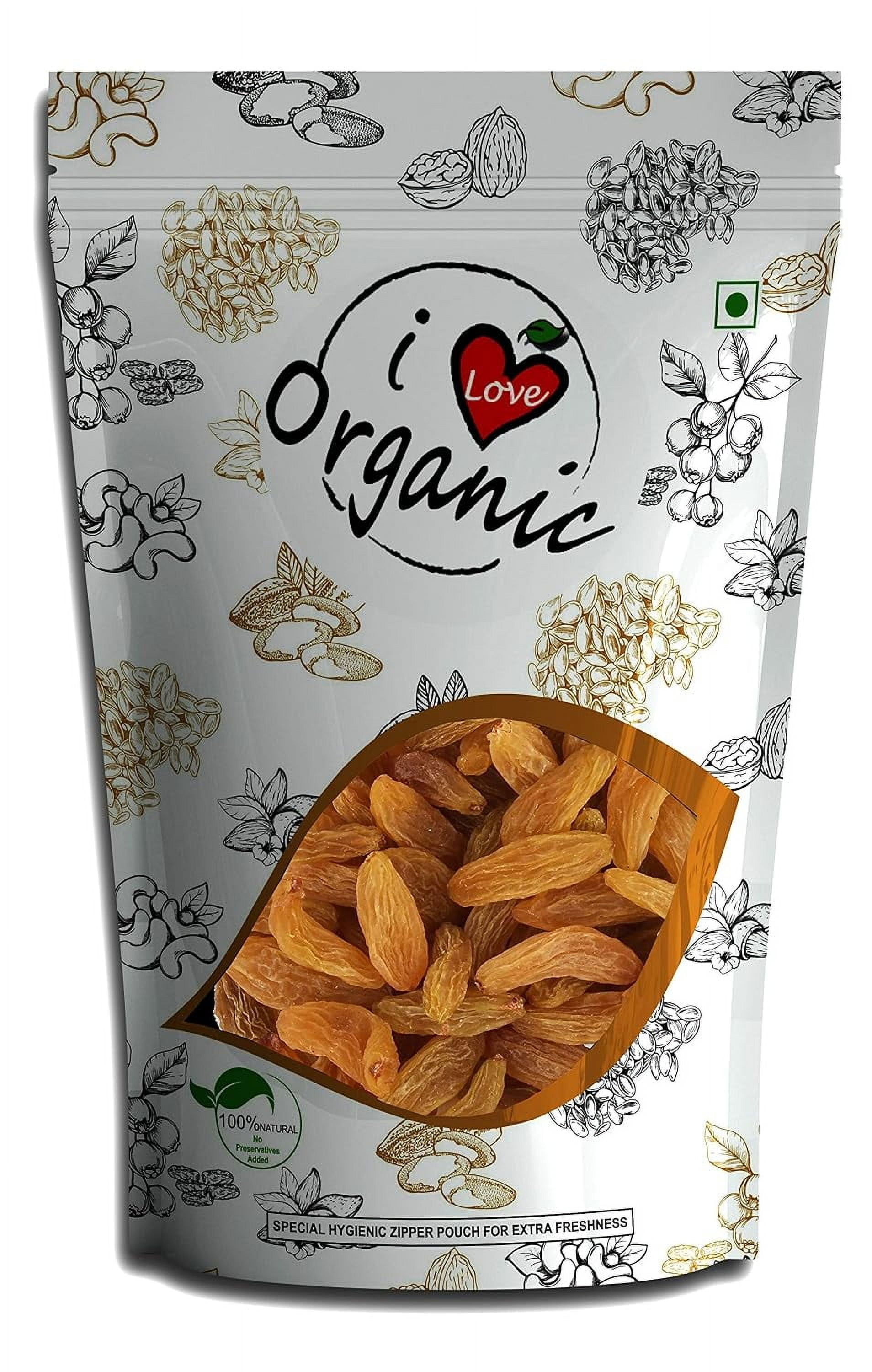 100% Natural Raisins (Kishmish) By I Love Organic 400gm, | Source Of ...