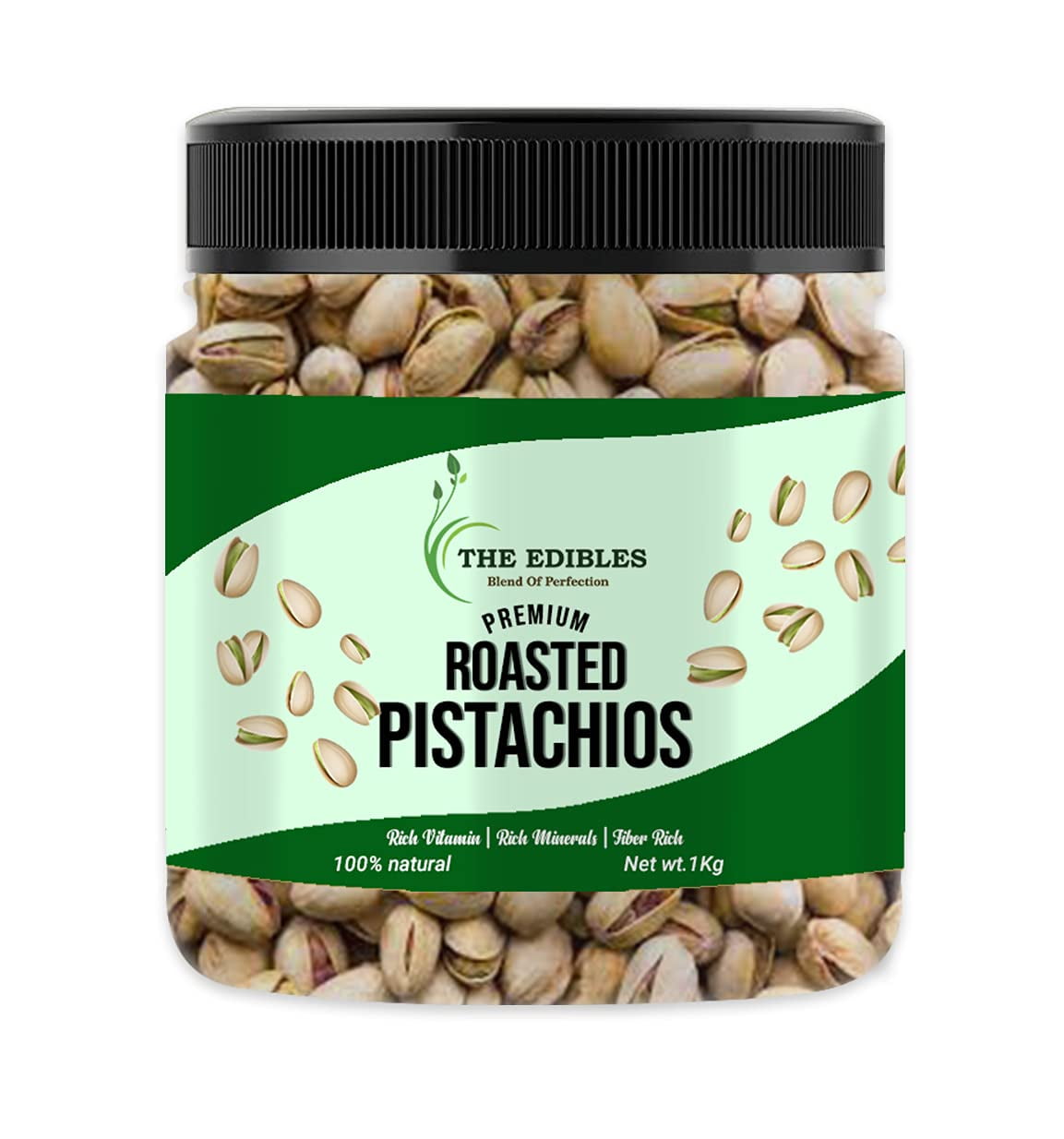 100% Natural Roasted Pistachio By The Edibles 250gm, | Rich In Fibre & Protein Healthy Dry ...