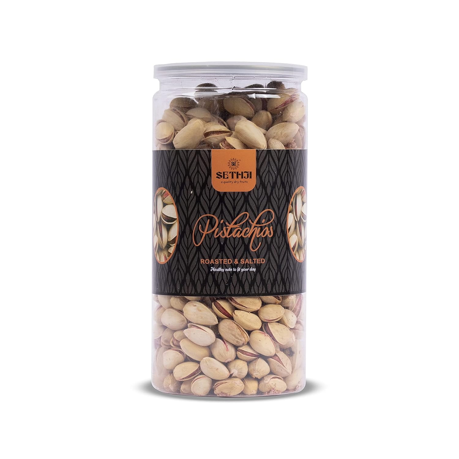 100% Natural Roasted & Salted Pistachios With Shell By Sethji 500gm, | High In Fiber Nutritious ...
