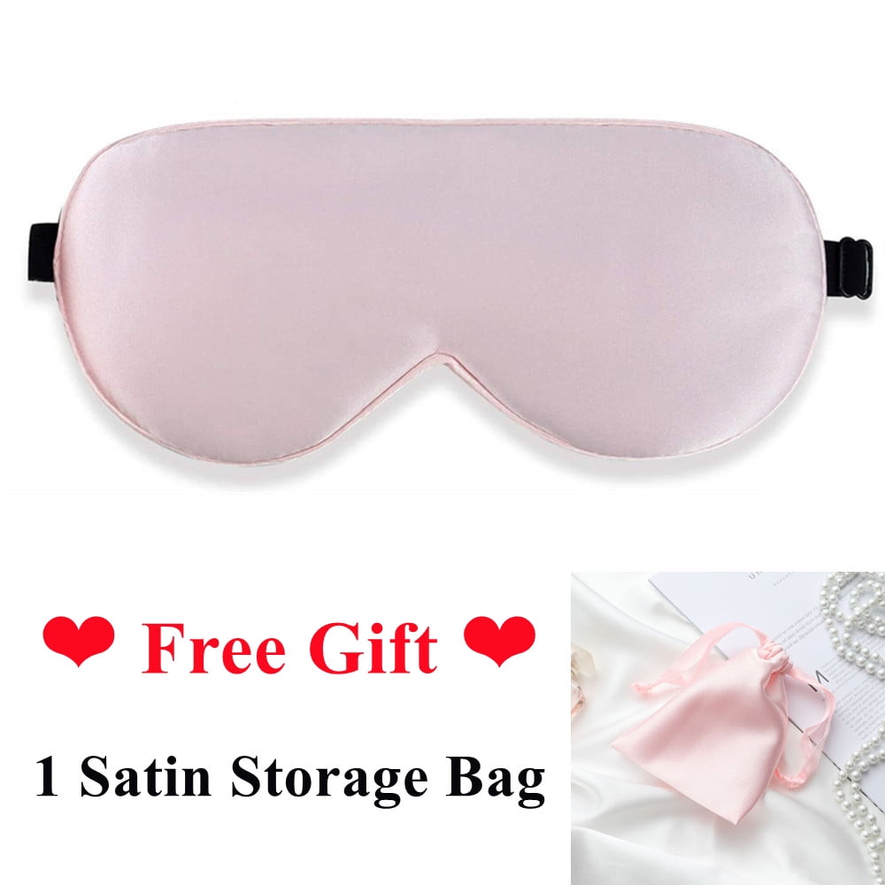 100% Natural Silk Sleeping Eye Patch Smooth Soft Eye Mask for Sleep ...