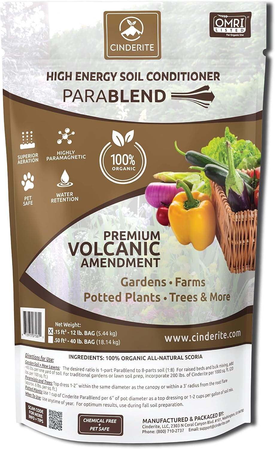 100% Natural Soil Conditioner Amendment for Indoor, Outdoor Plants ...